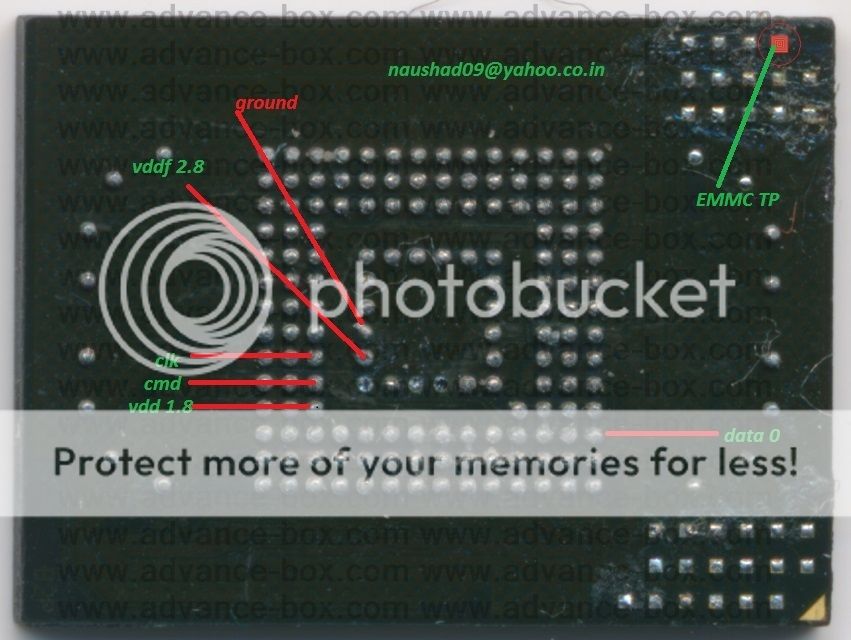 GSM-Forum - N7000 Emmc Pinout on ic